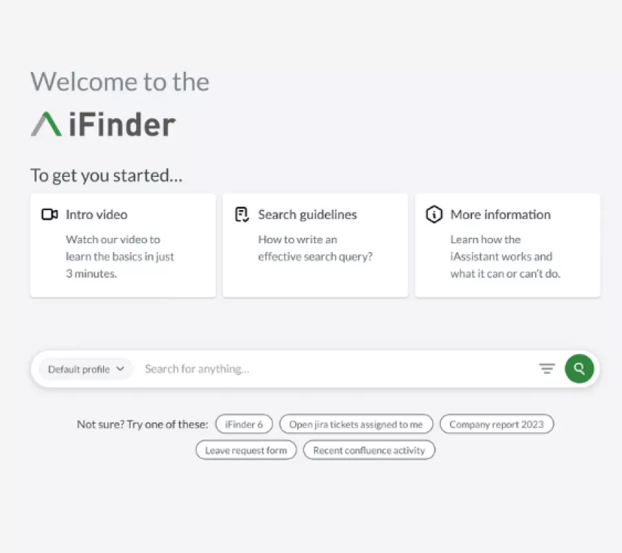 iFinder: Die wichtigsten Funktionen | IntraFind